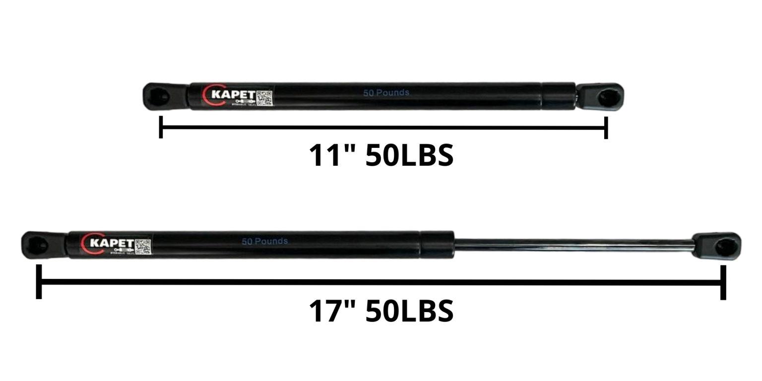 AMORTIGUADOR DE GAS DE 17", 50LBS - Kapet Hydraulic-Sales